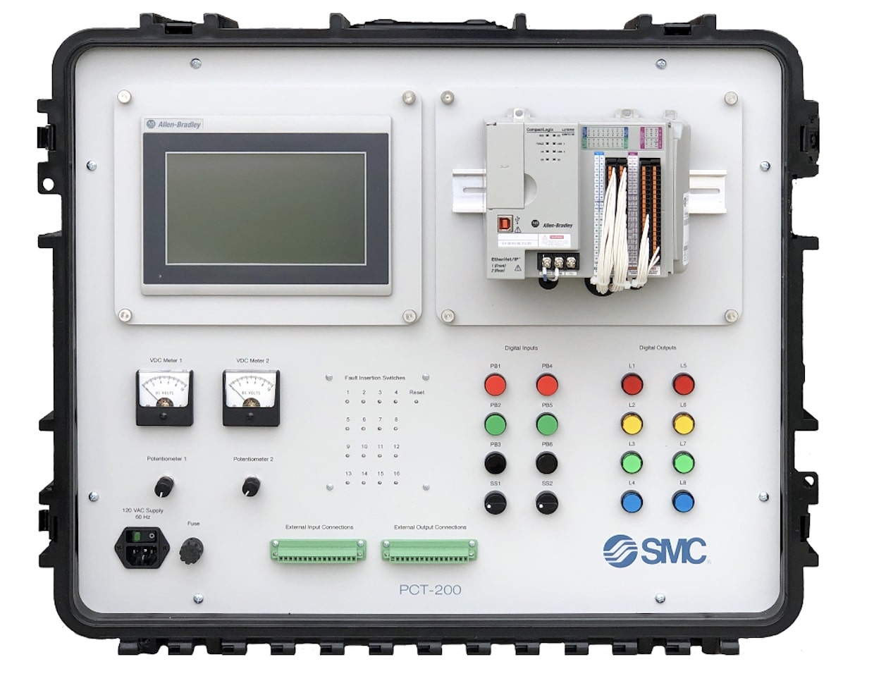 SMC Programmable Logic Controller (PLC) Training System – DAKTIC