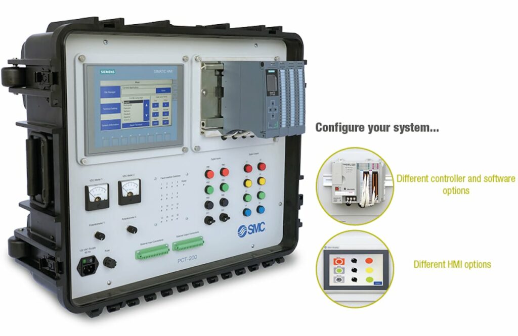 SMC Programmable Logic Controller (PLC) Training System – DAKTIC